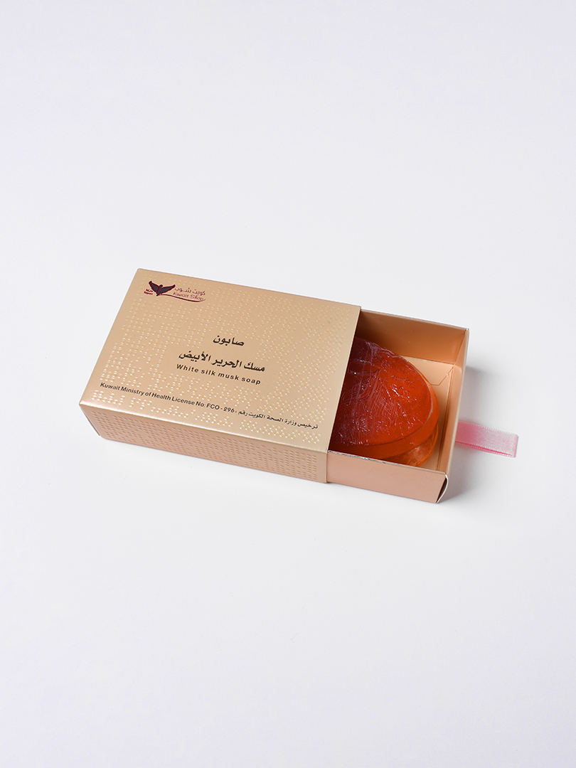 White Silk Musk Soap - Yemen Products Centre in UAE - It's Over 9000!